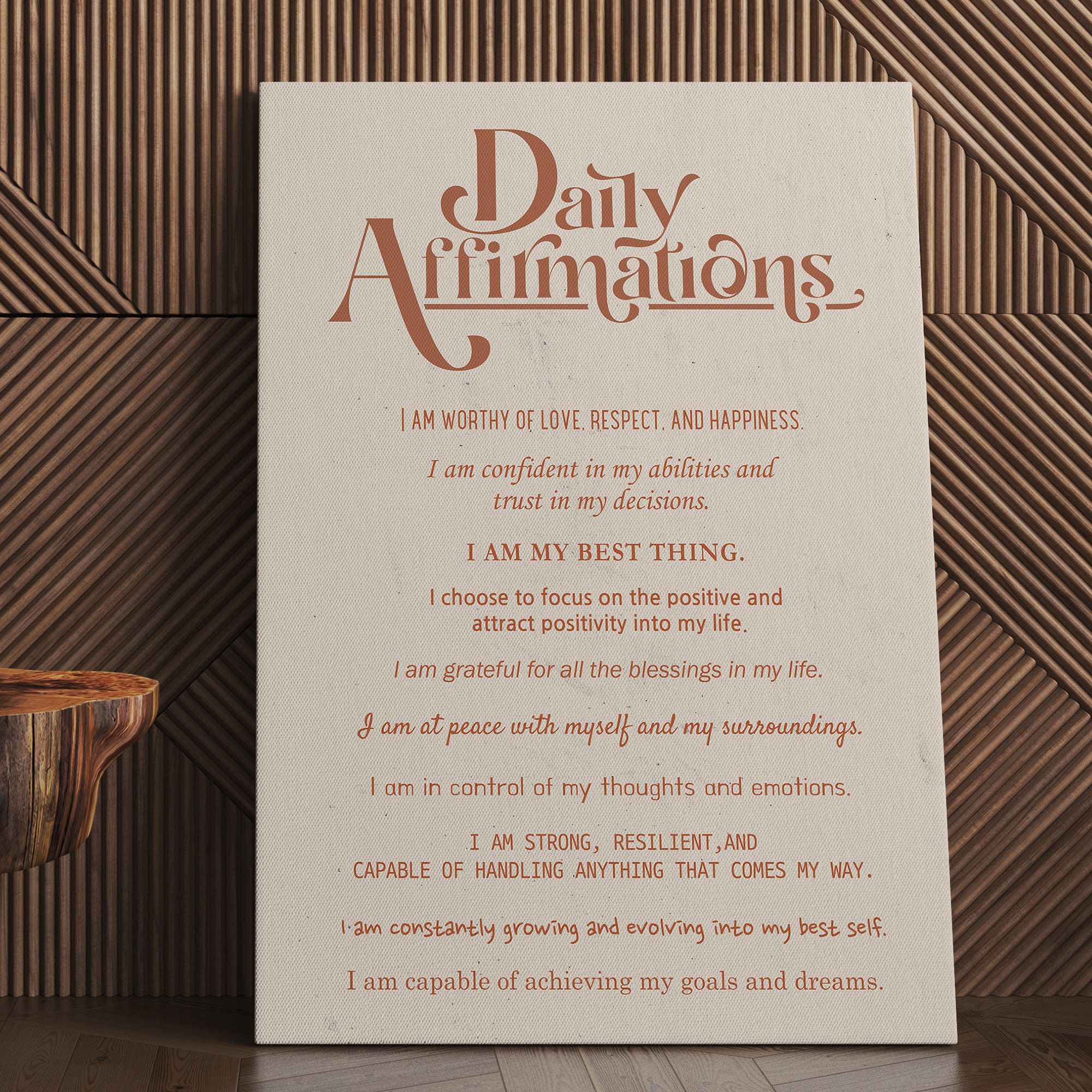 Affirmation Wall Art Affirmation Cards Motivational Poster - Etsy