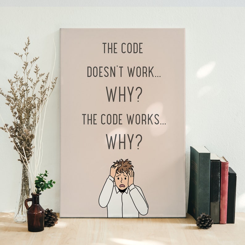 Programmer Puns Funny Posters, Programmer Gift, Software Engineer ...