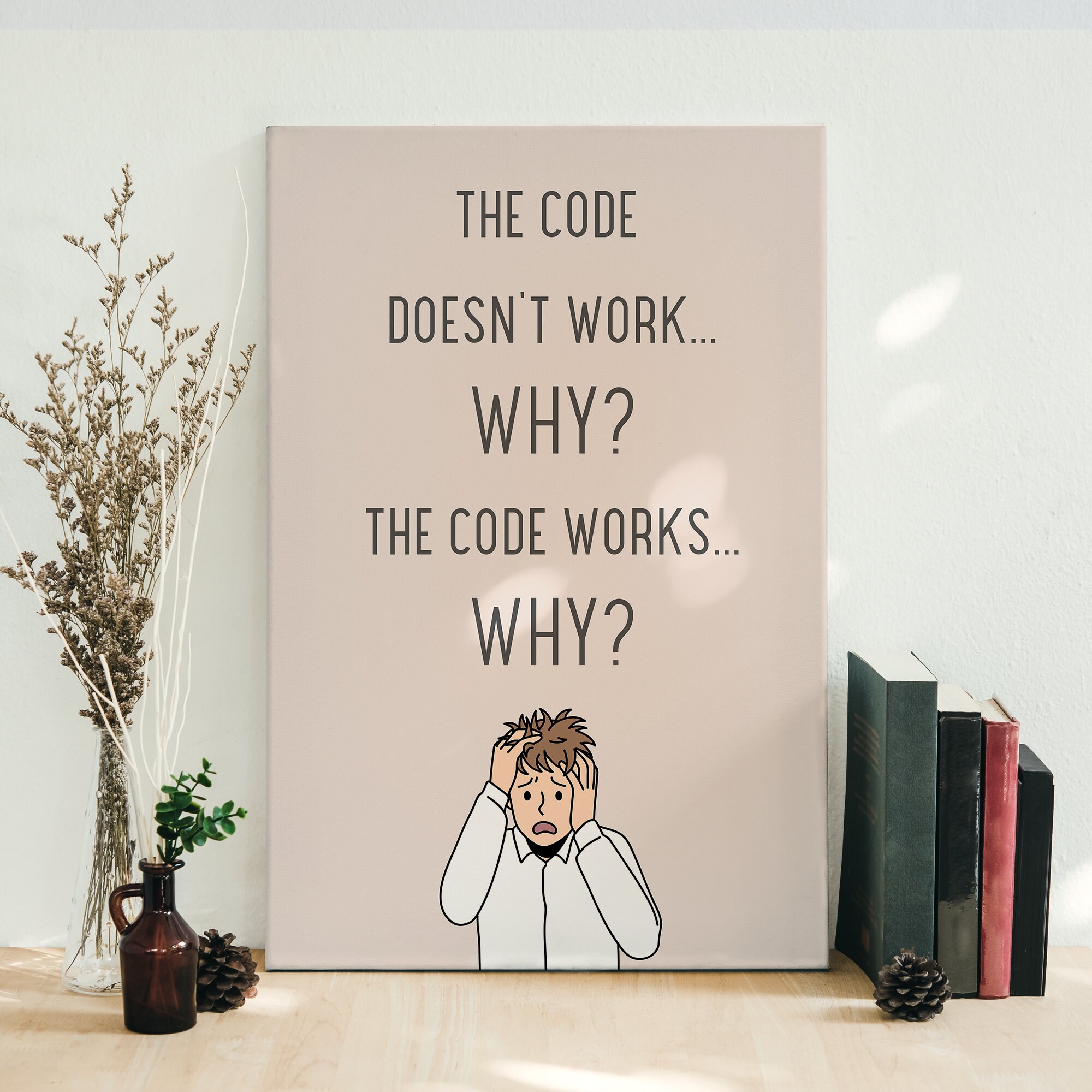 Programmer Puns Funny Posters, Programmer Gift, Software Engineer ...