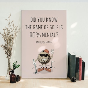 Funny Golf Poster, Gift for Golfers, Funny Wall Art, Golf Gifts, Meme ...