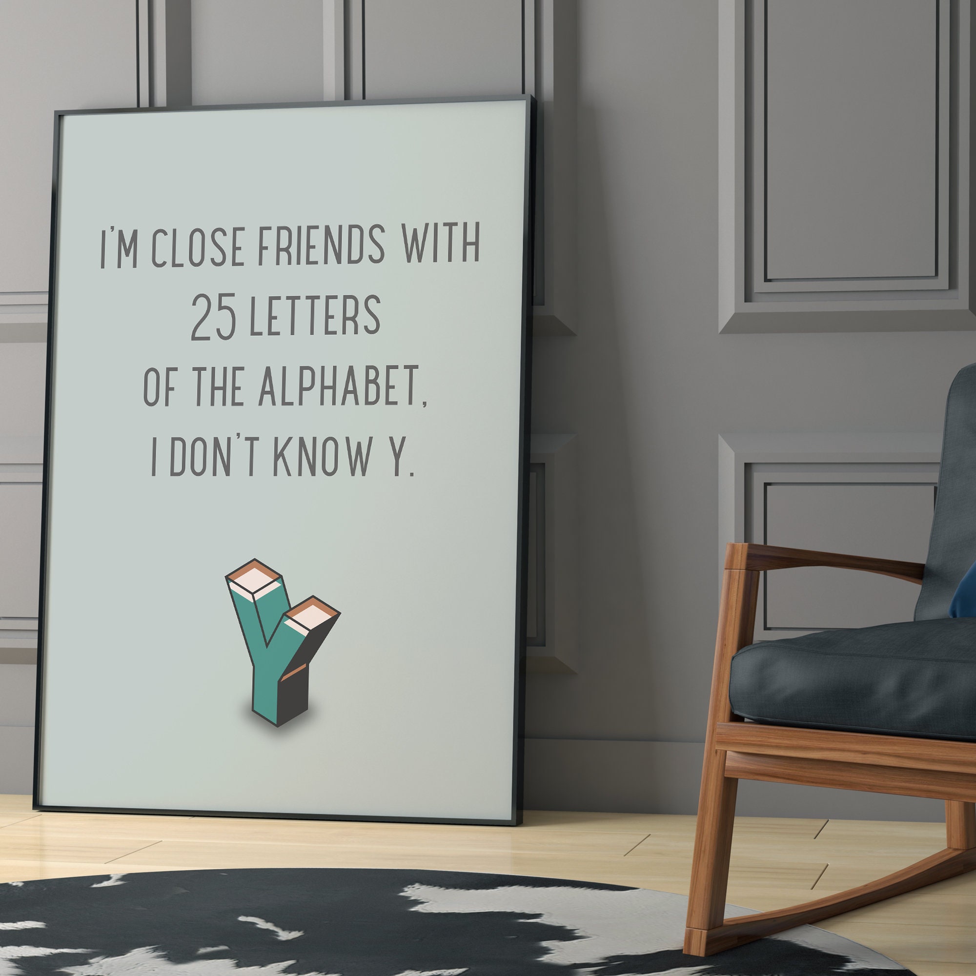 Funny English Pun Poster Set English Teacher Gift Boho - Etsy Australia