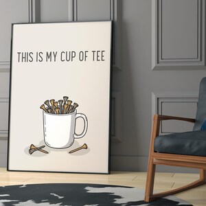 Funny Golf Poster, Gift for Golfers, Funny Wall Art, Golf Gifts, Meme ...