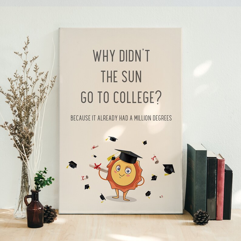 School Pun Classroom Posters, Classroom Decor, Funny Posters, Gag Gifts ...