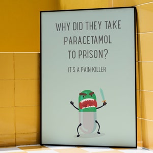 Medical Puns Digital Wall Art, Funny Printable Wall Art, Funny Gifts ...