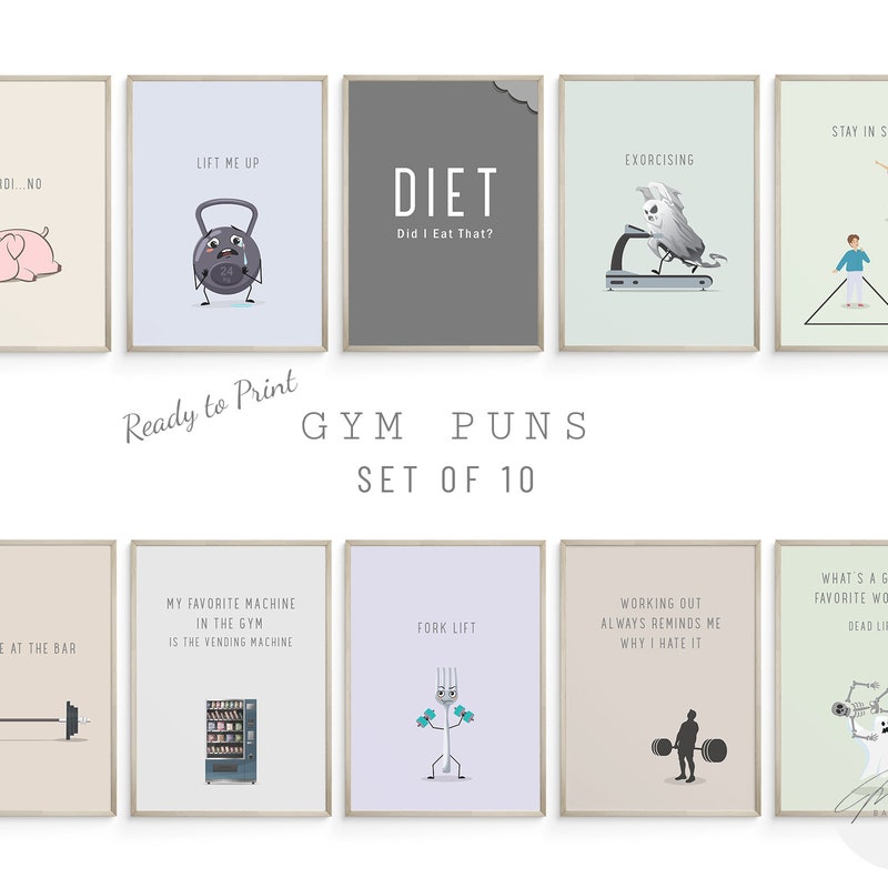 Gym Wall Art - Etsy