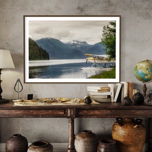 Alaska Float Plane Print, Hassborg Lake Landscape Photography - Etsy