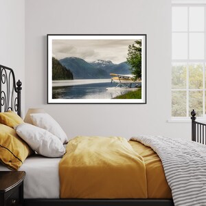 Yellow Float Plane Fine Art Print, Alaska Landscape Photography ...