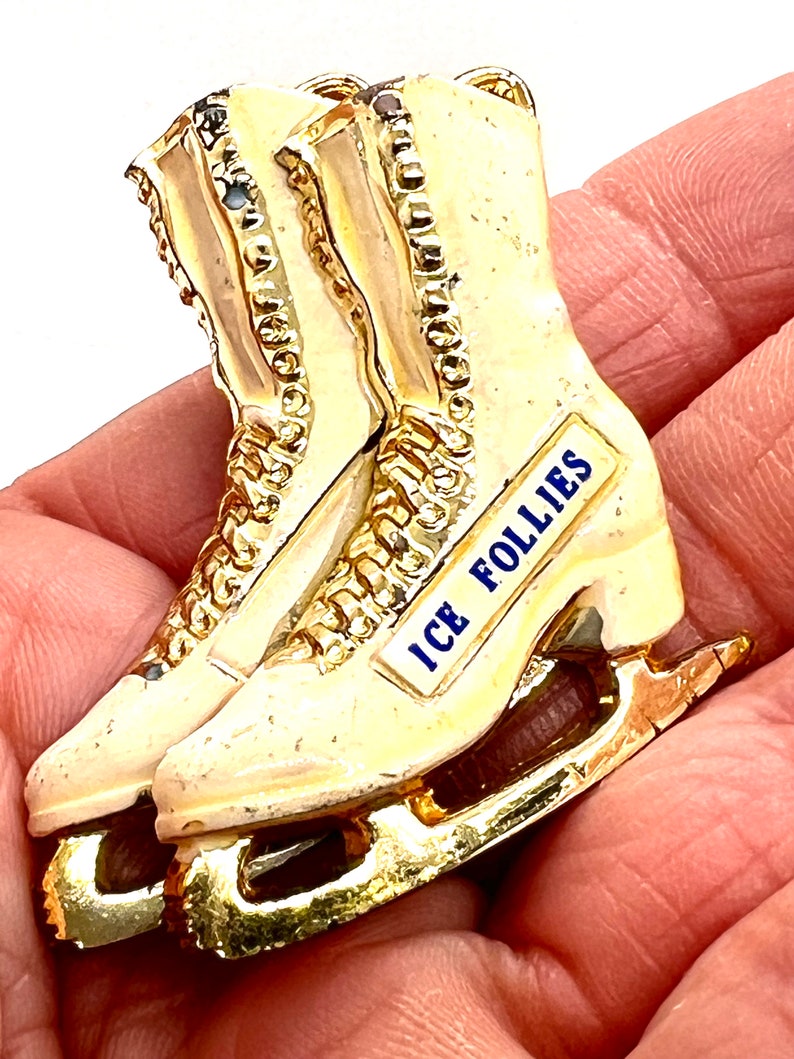 Antique Ice Follies 1953 Vintage Ice Skating Pin Brooch - Etsy