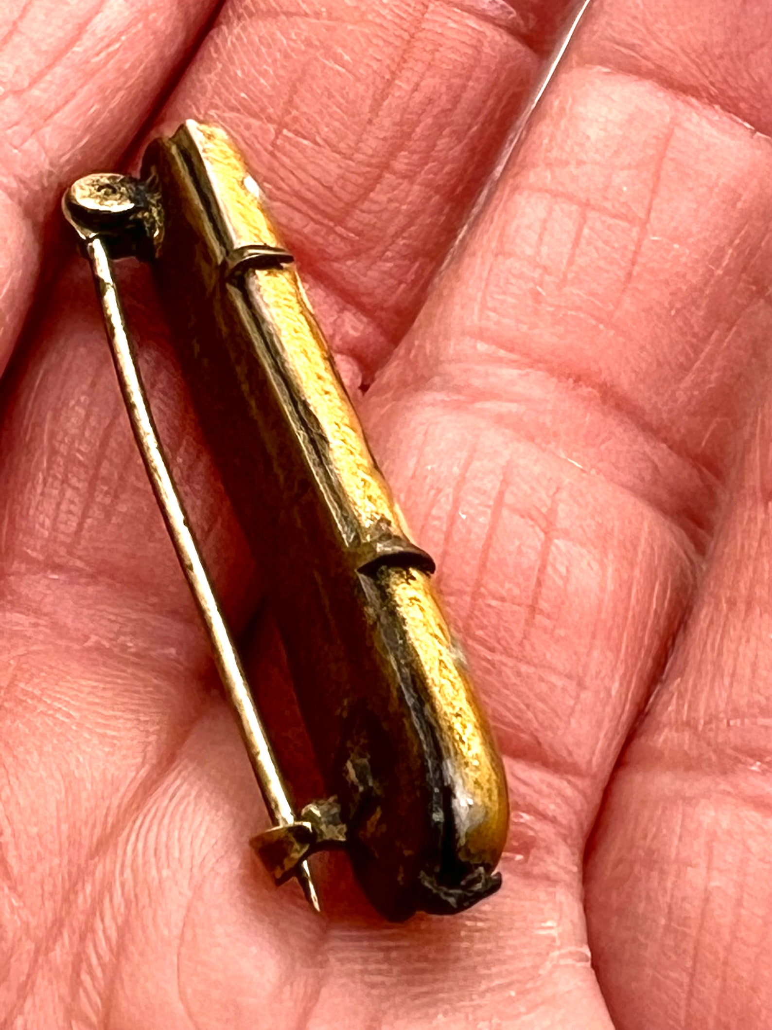 Vintage Porcelain Yellow Rose Pin Brooch - Etsy