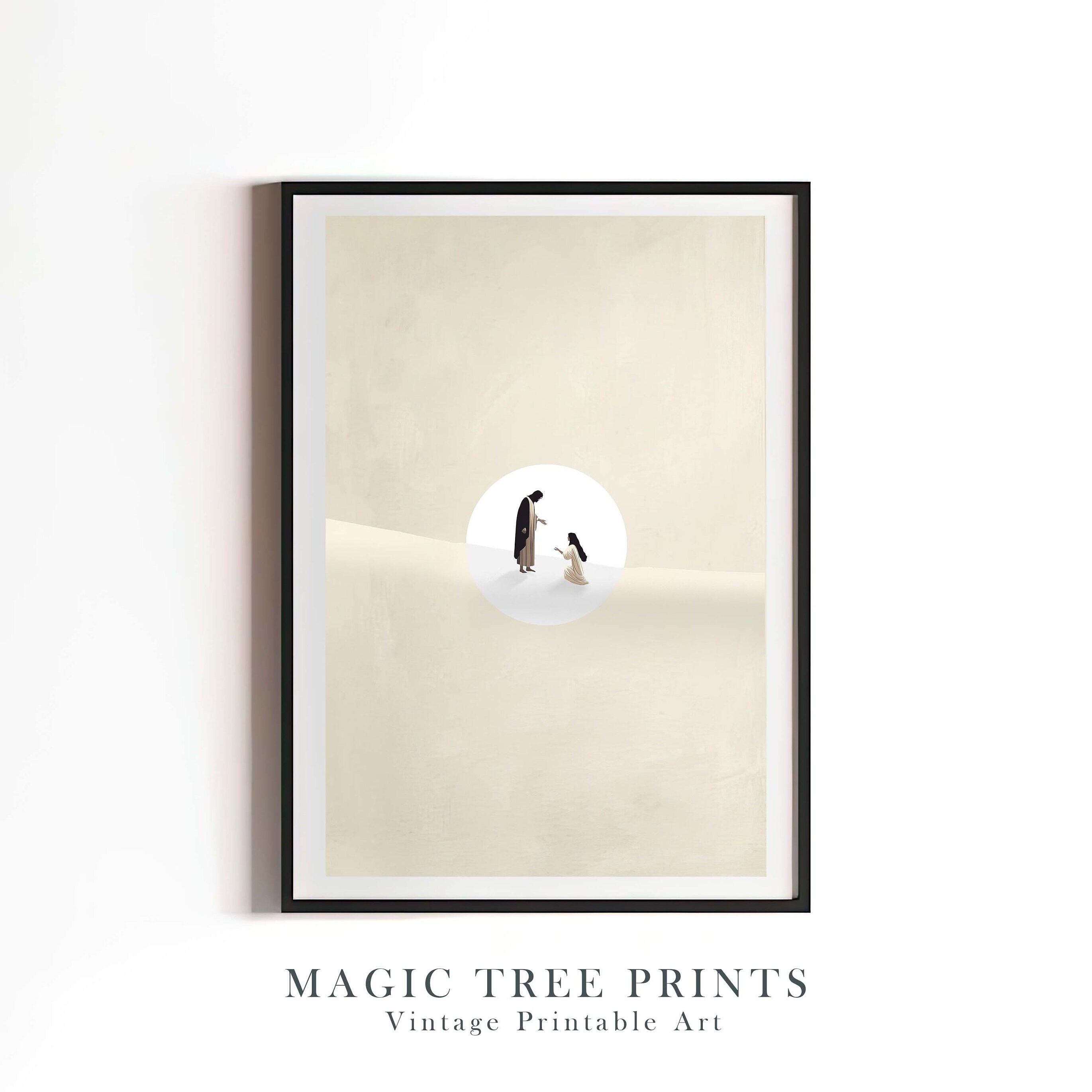 Woman Healed, Fringe of Jesus Garment, Hem of Robe, Bible Art, Jesus ...