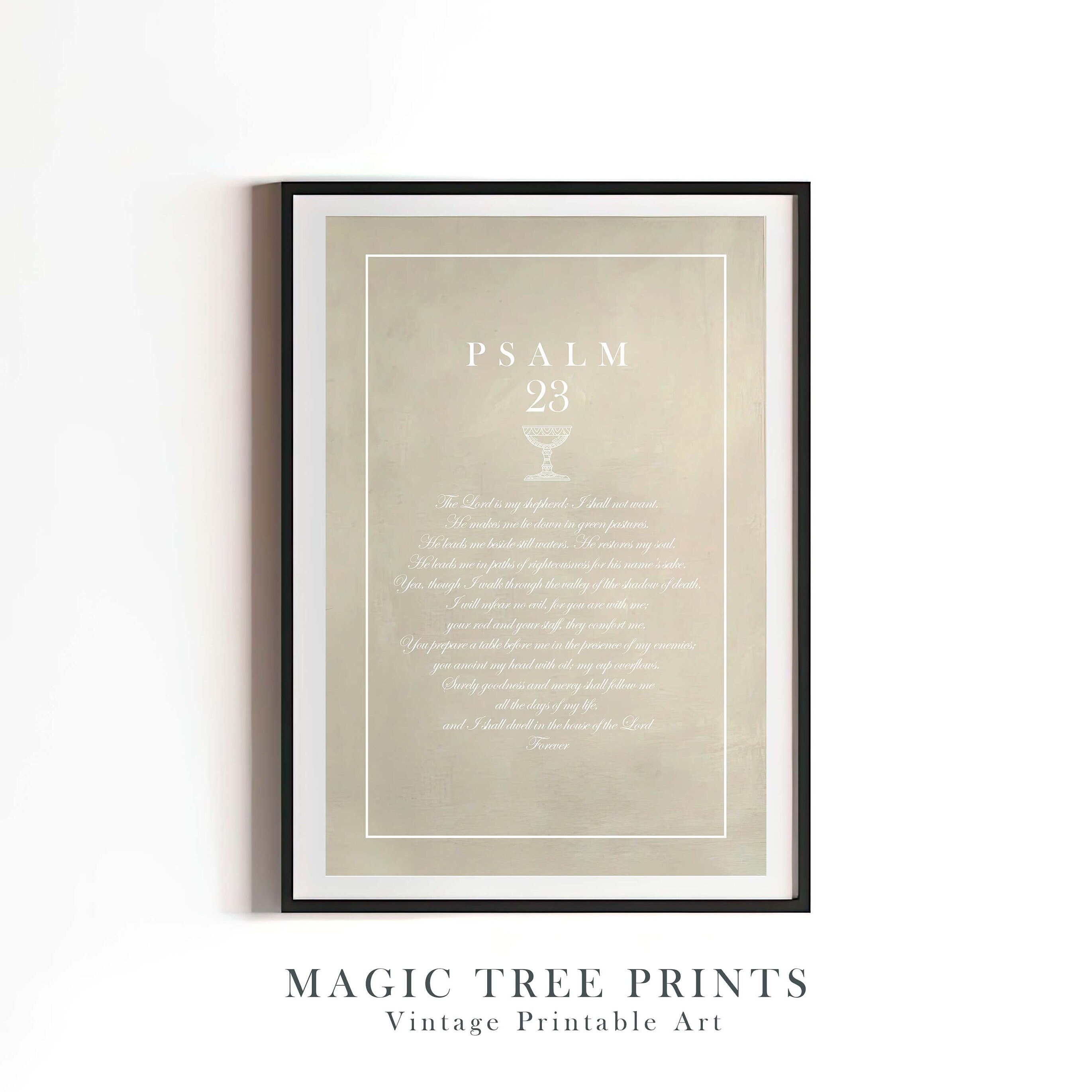 Psalm Number 23, the Lord is My Shepherd, Bible Sketches, Jesus Art ...