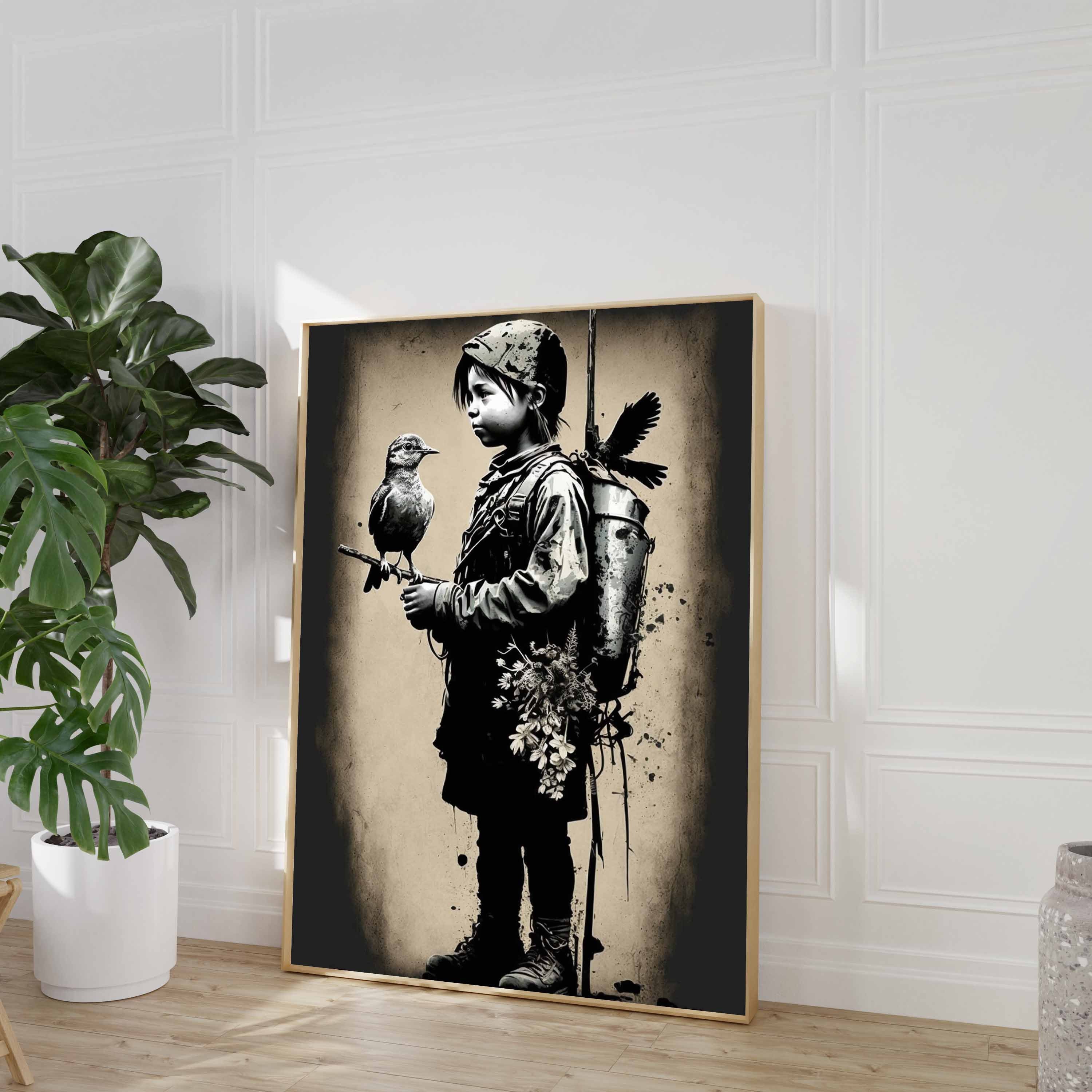 Banksy Eclectic Gallery Wall Set of 3 Printable Banksy - Etsy