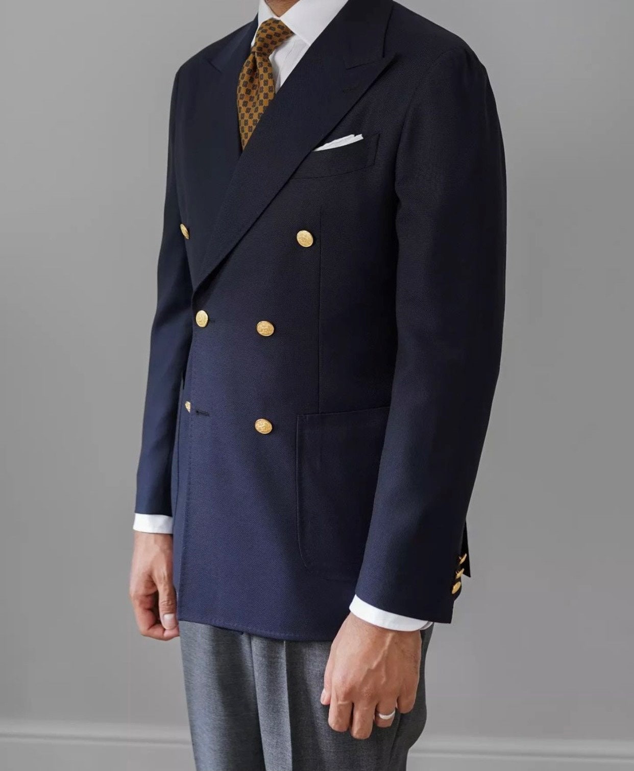 Men's Navy Blue Double Breasted Blazer Wedding Casual Event Party Blazer for Men - Etsy UK