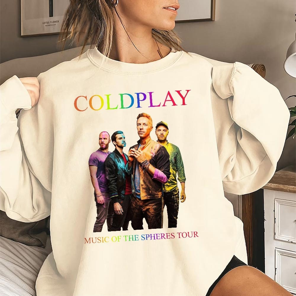 Tour 2023 Retro Coldplay Band T Shirt