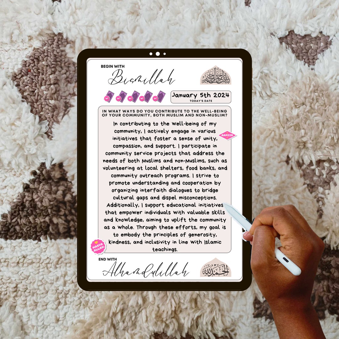 Islamic Guided Journal: 75 Prompts for Muslim Reflection (digital ...