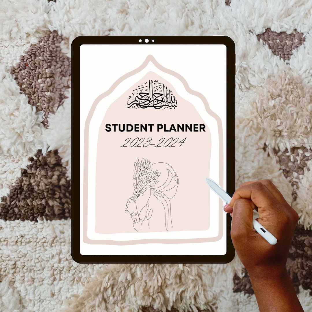Muslimah Study Journal School Girl Islamic Planner: Productivity ...