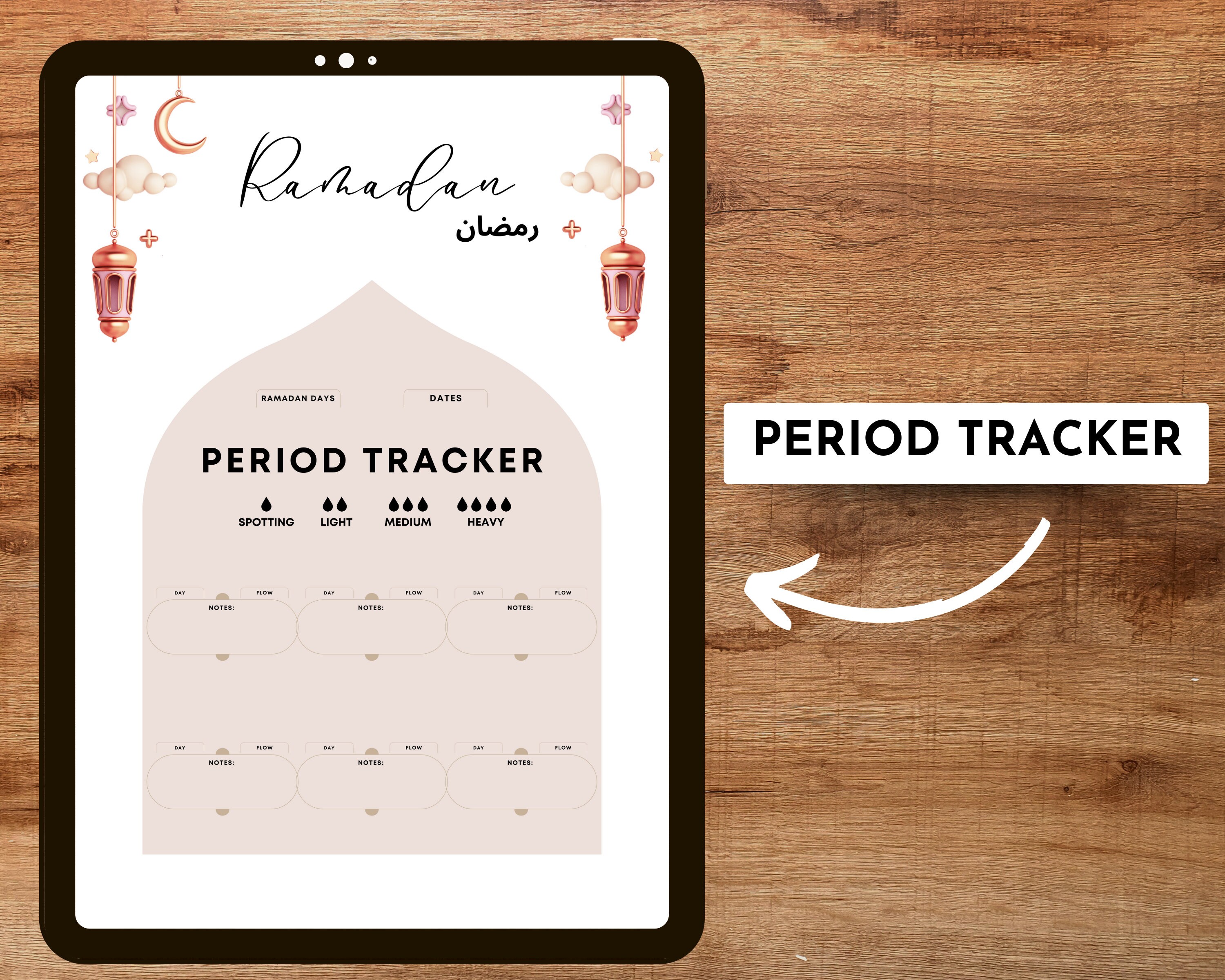 The Ultimate 2024 Ramadan Planner Daily Fasting Journal Period Cycle ...