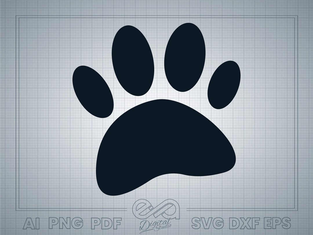 Animal Paw SVG, Paw Svg files, Cat Paws PNG - Etsy