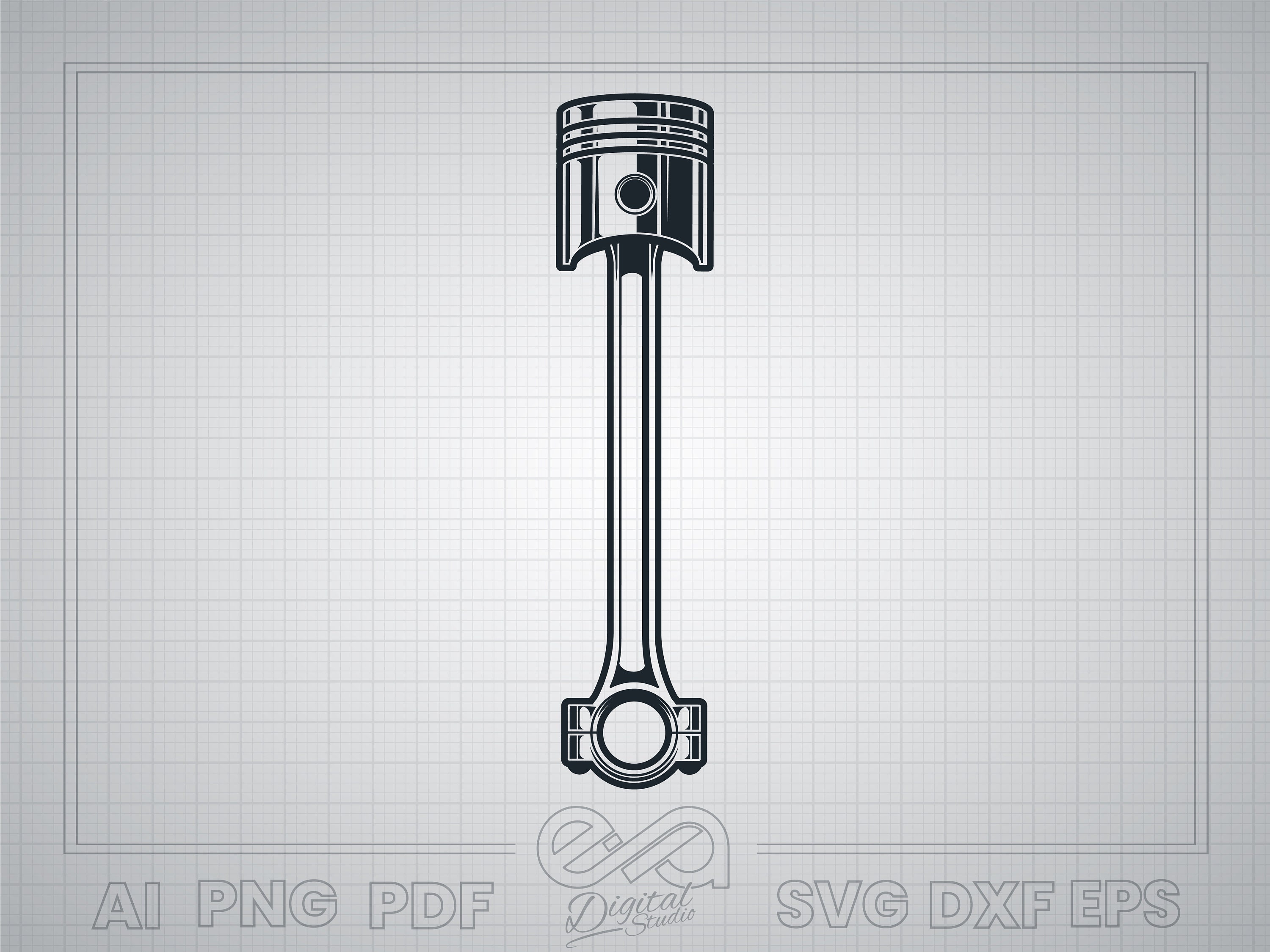 Piston SVG, Engine SVG, Mechanic SVG, Craft Machine Files - Etsy