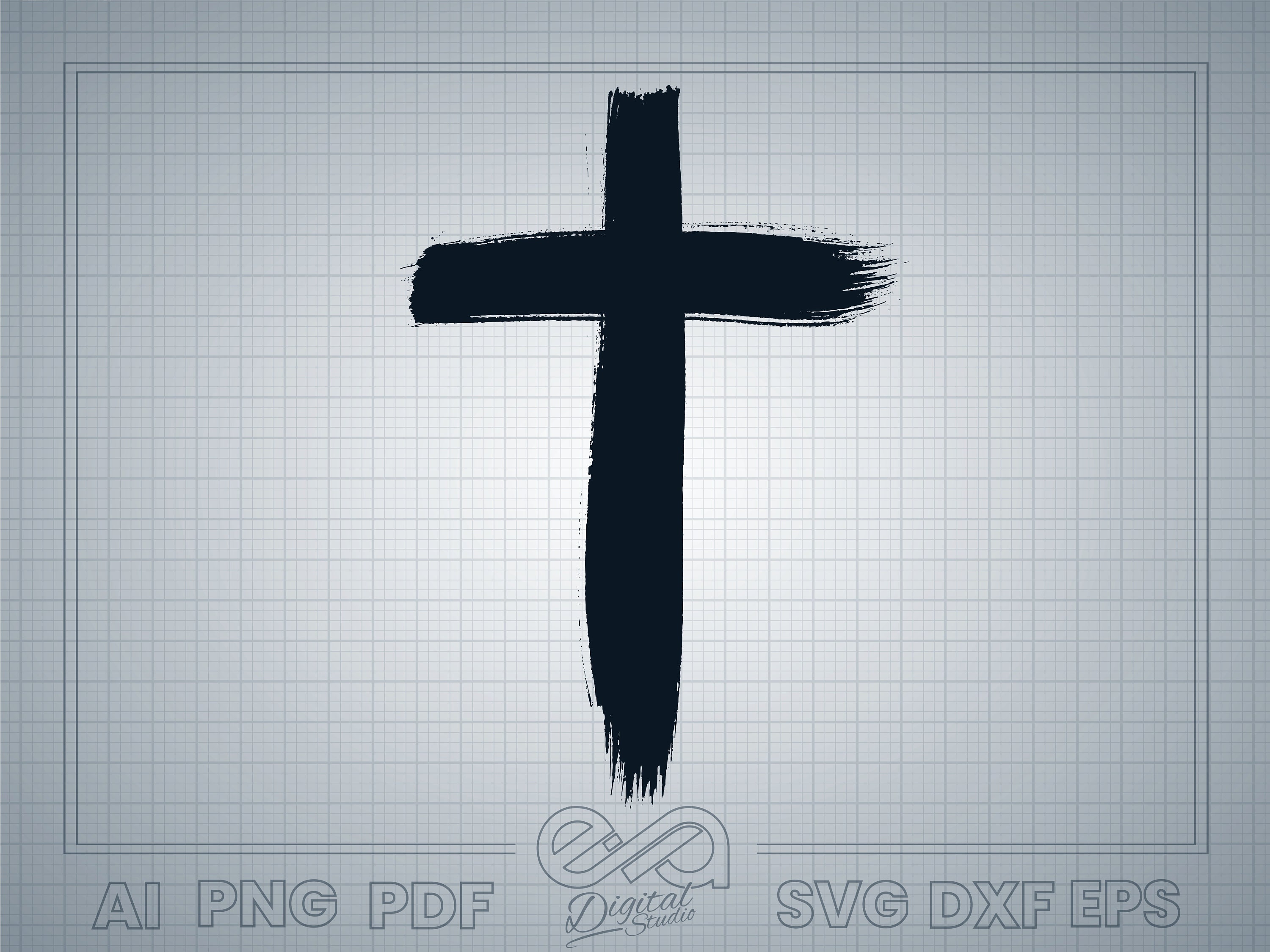 Weathered Cross SVG, Christian Cross Svg, Cross Icon SVG, - Etsy