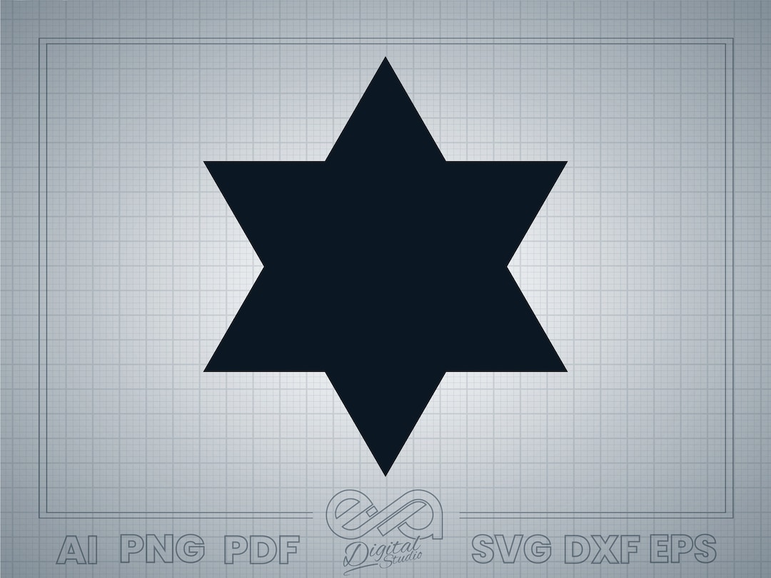 Star of David SVG, Israel Jewish Star SVG, Star Judaism SVG - Etsy