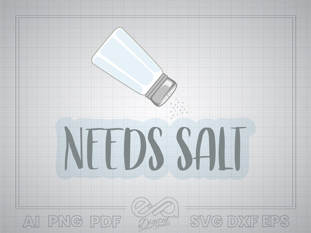 Need Salt Svg, Kitchen Svg Bundle, Baking Gifts Mom - Etsy