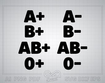 O-positive Blood Type Temporary Tattoo Sticker set of 4 - Etsy