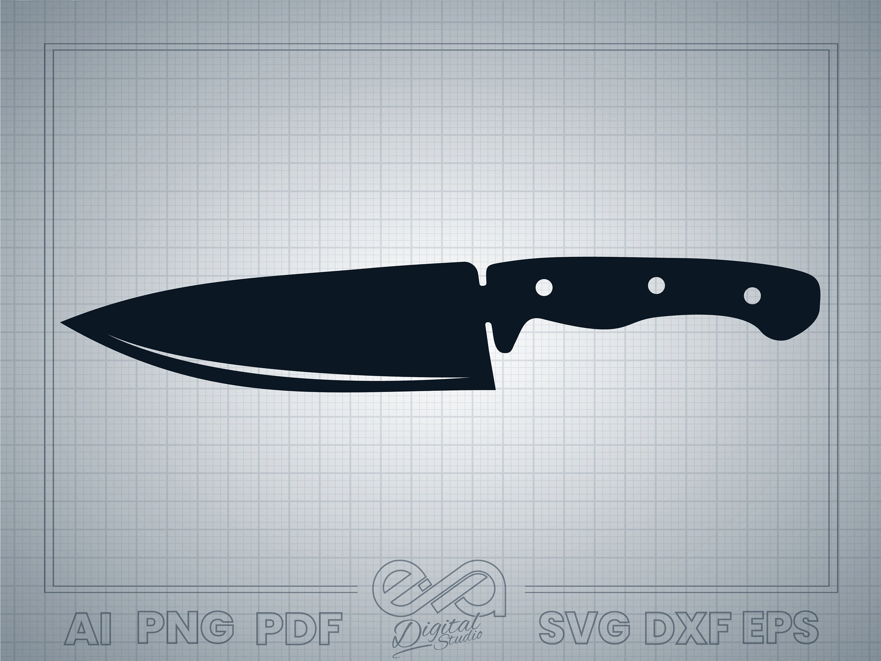 Chef Knife Cricut Svg, Chef Knife Cut File, Chef Knife Vinyl - Etsy