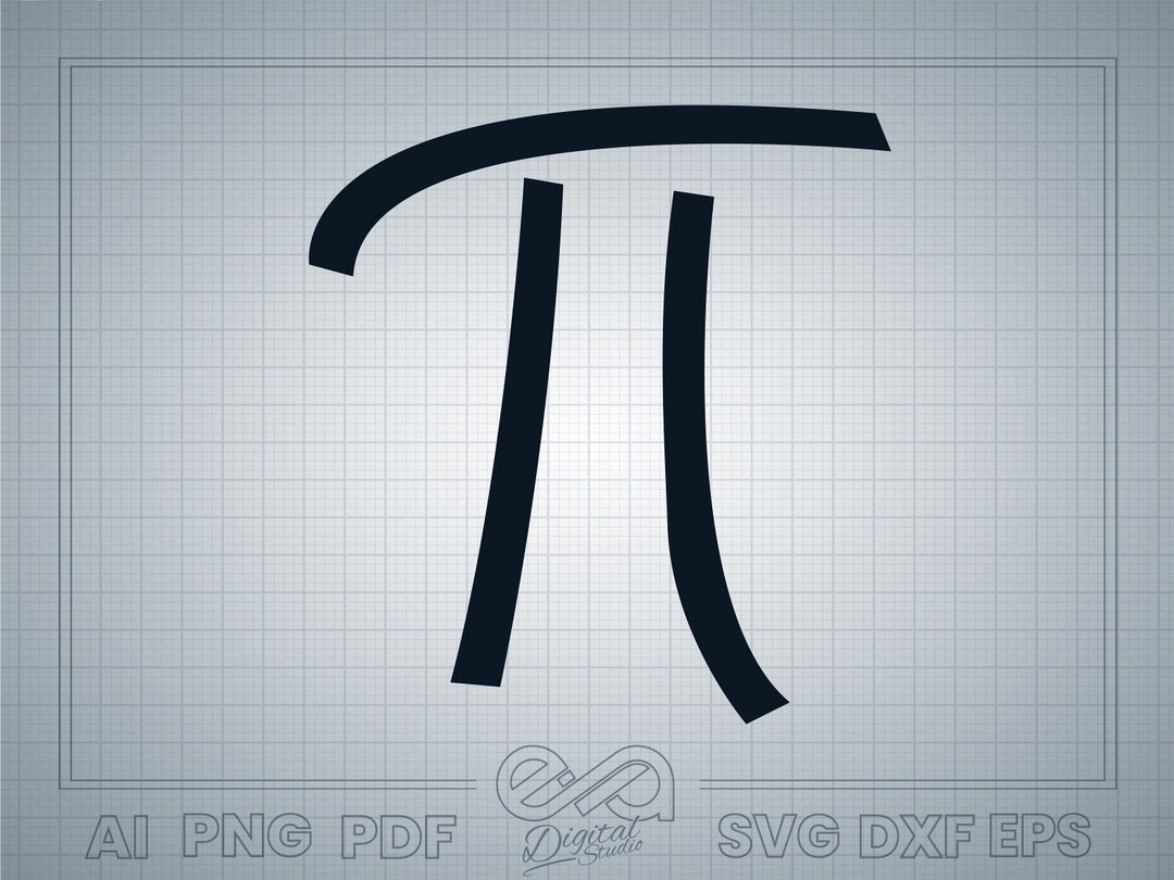 Pi SVG, Pi Math SVG, Math Stickers, Greek Symbol Sticker - Etsy
