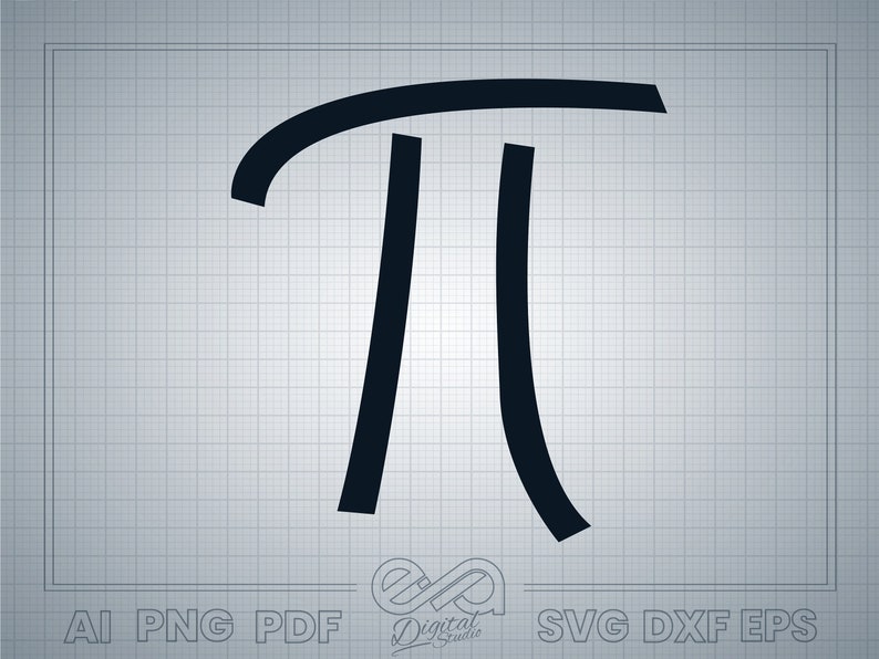 Pi SVG, Pi Math SVG, Math Stickers, Greek Symbol Sticker - Etsy