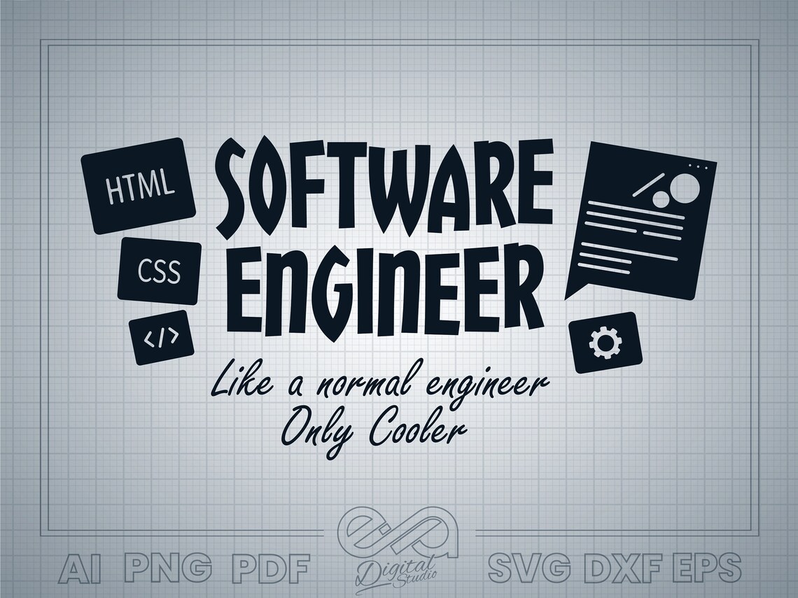 Software Engineer SVG Programmer Gift SVG Programmer Cricut - Etsy