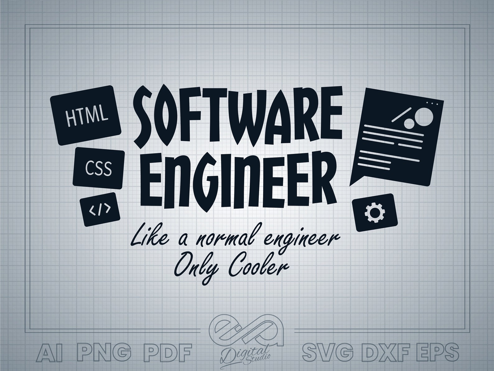 Software Engineer SVG Programmer Gift SVG Programmer Cricut - Etsy