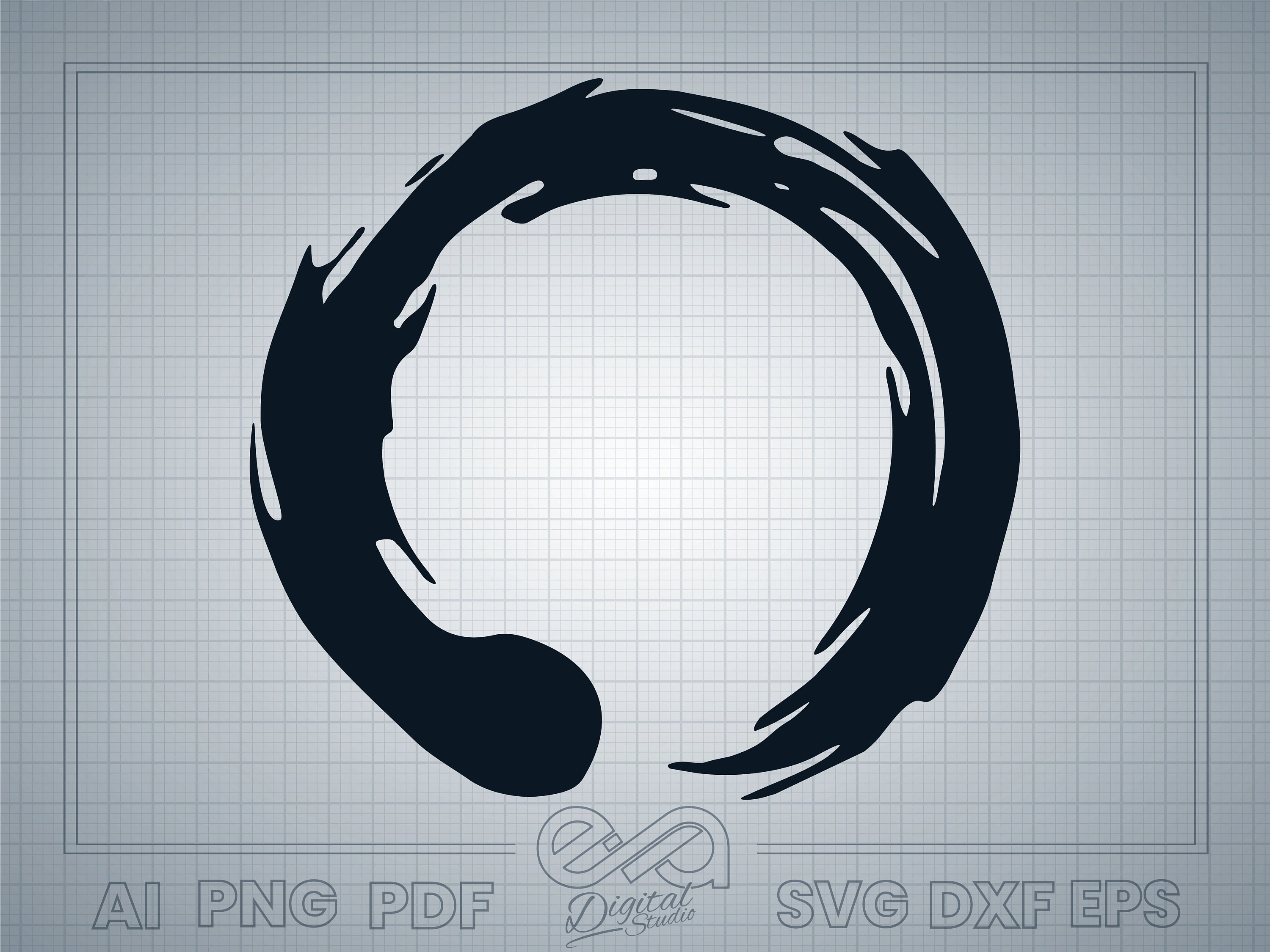 Enso Circle SVG, Zen Circle SVG, Enso Symbol SVG - Etsy Enso Circle SVG, Zen Circle SVG, Enso Symbol SVG - Etsy