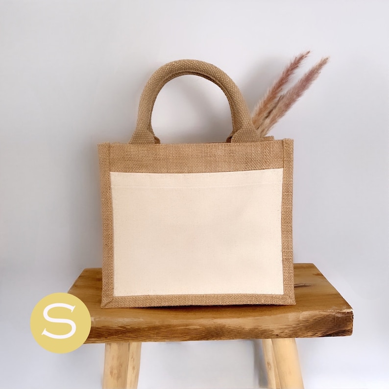 Farewell Gift Personalized Jute Bag Little Thank You - Etsy