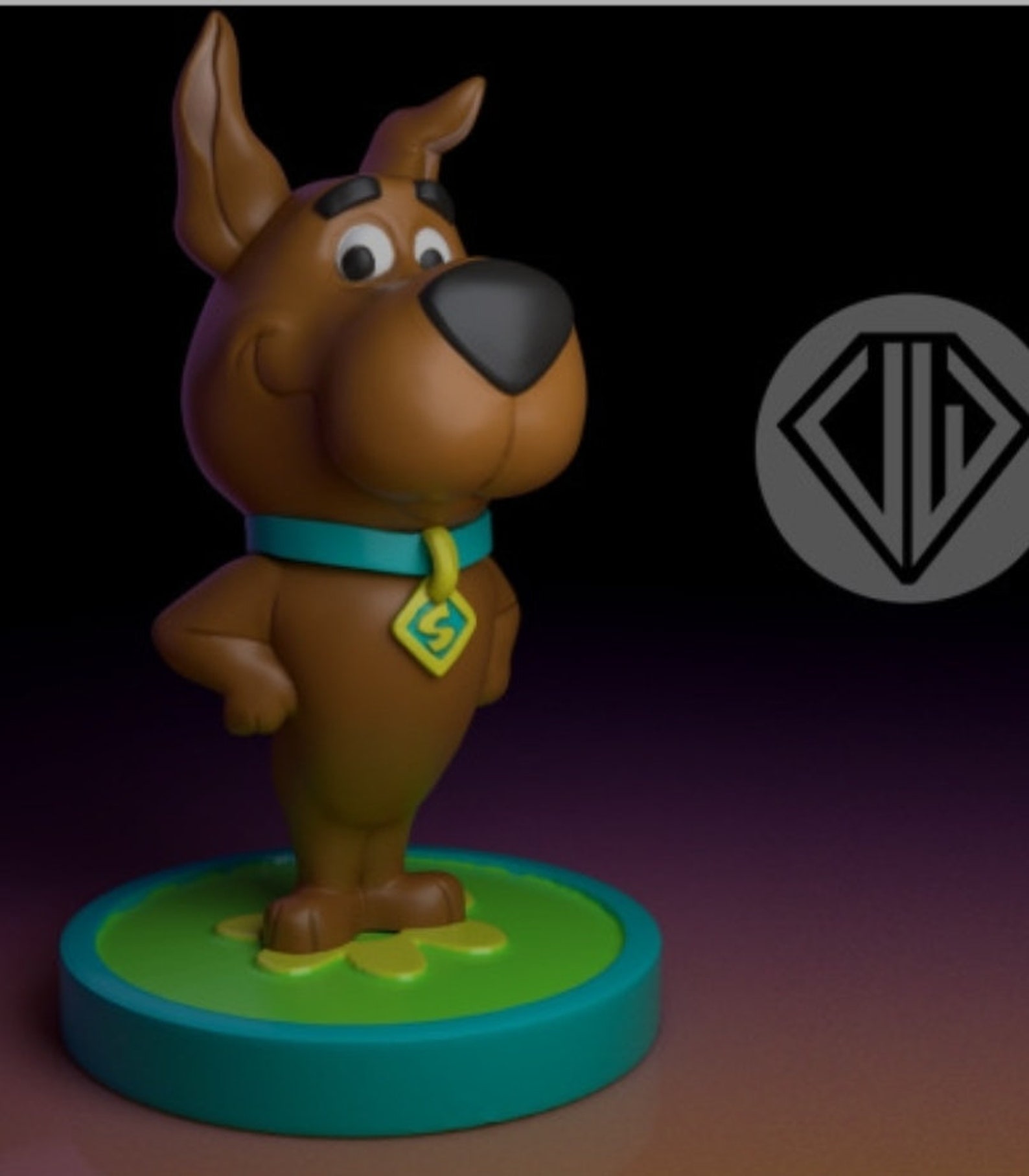 Scooby Doo Stl Diorama 3D Figure 3D Print Digital Download STL - Etsy