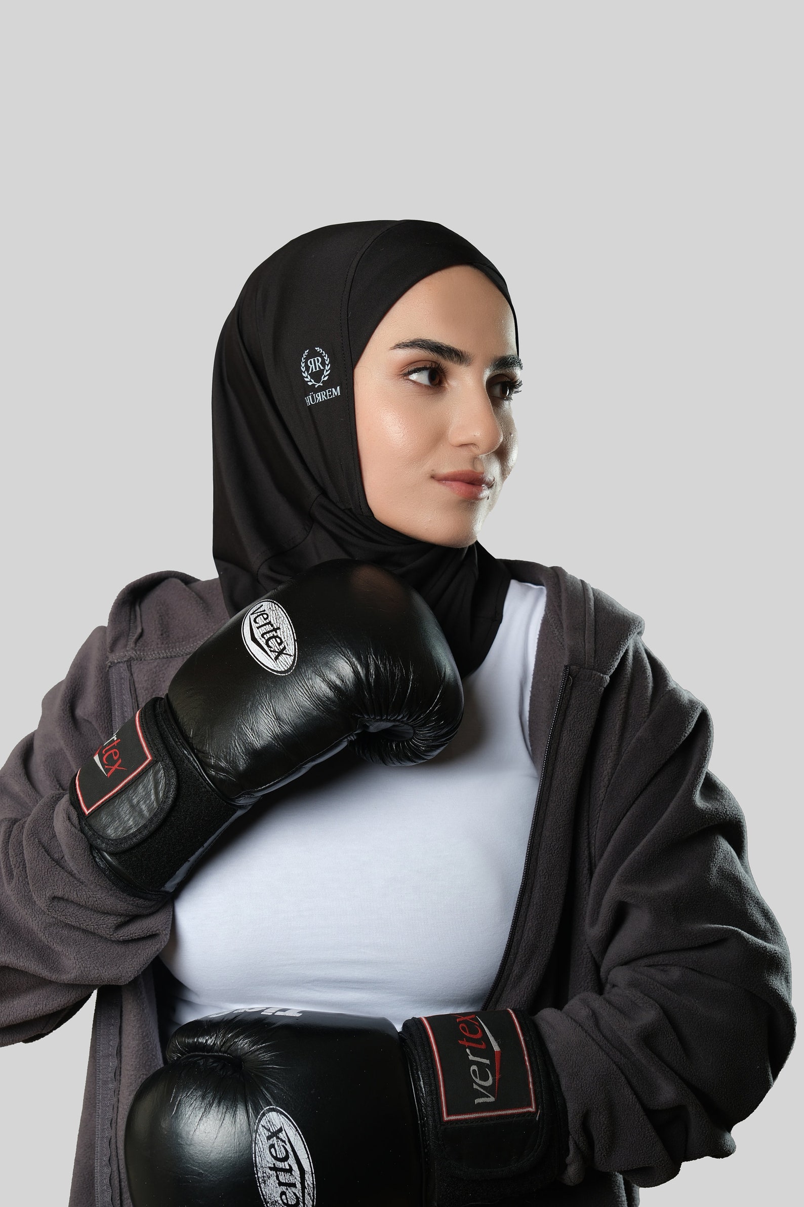 Black Ready-to-wear Sports Bonnet | Practical Hijab Cap for Active ...