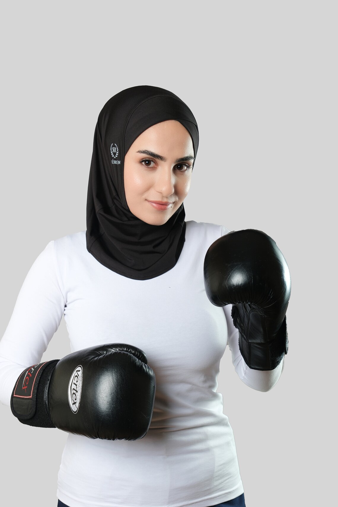 Black Ready-to-wear Sports Bonnet | Practical Hijab Cap for Active ...
