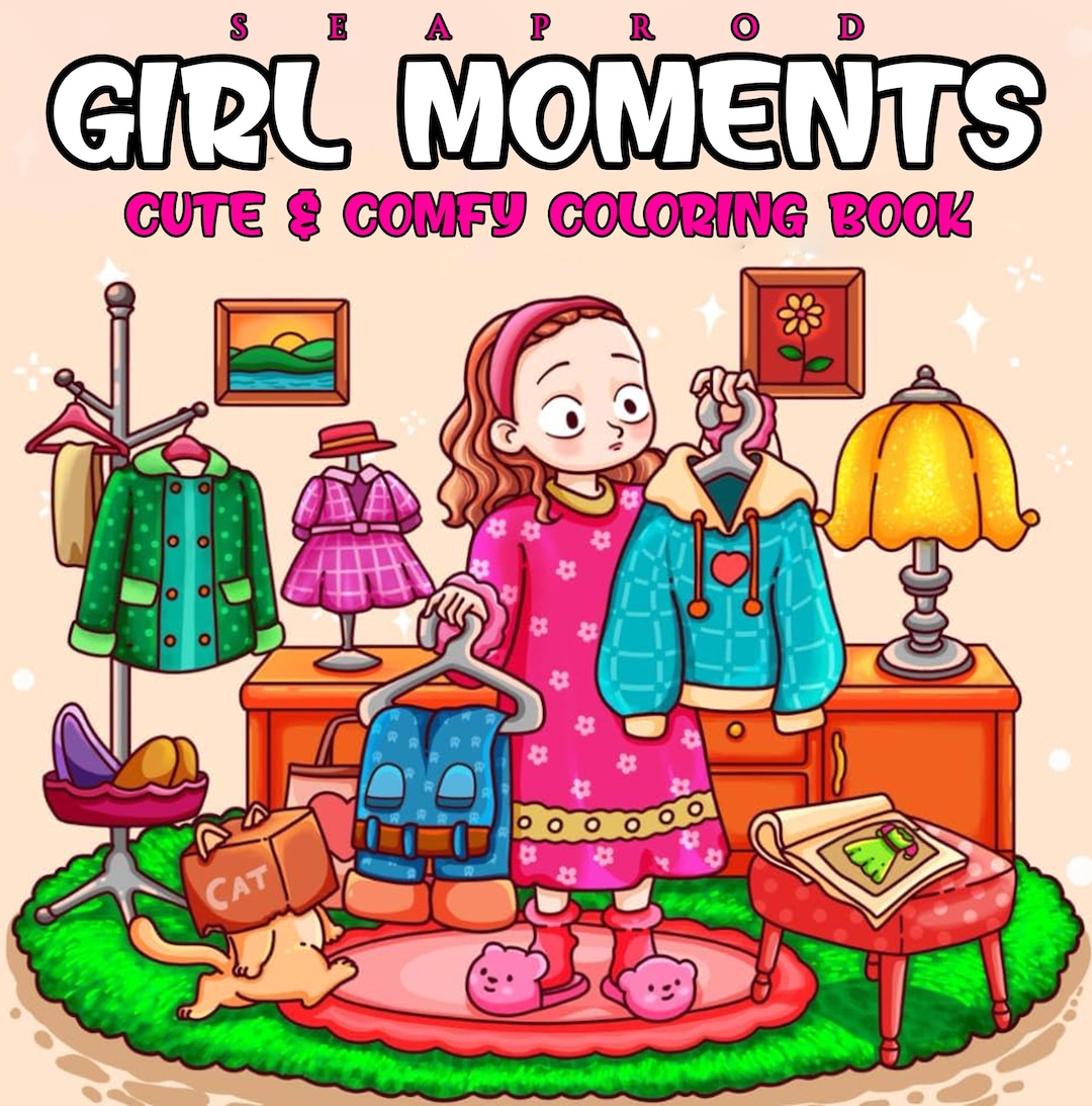 Coco Wyo Girl Moments Coloring for Adults , 43 Coloring Page - Etsy