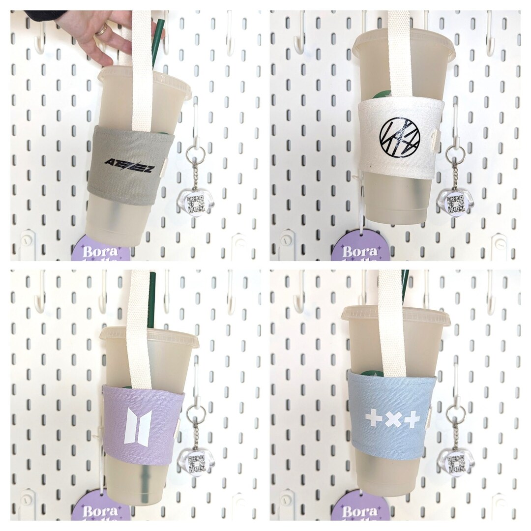 Kpop Boba Tea Cup Carrier BTS Coffee Carrier Stray Kids Drink Carrier ...