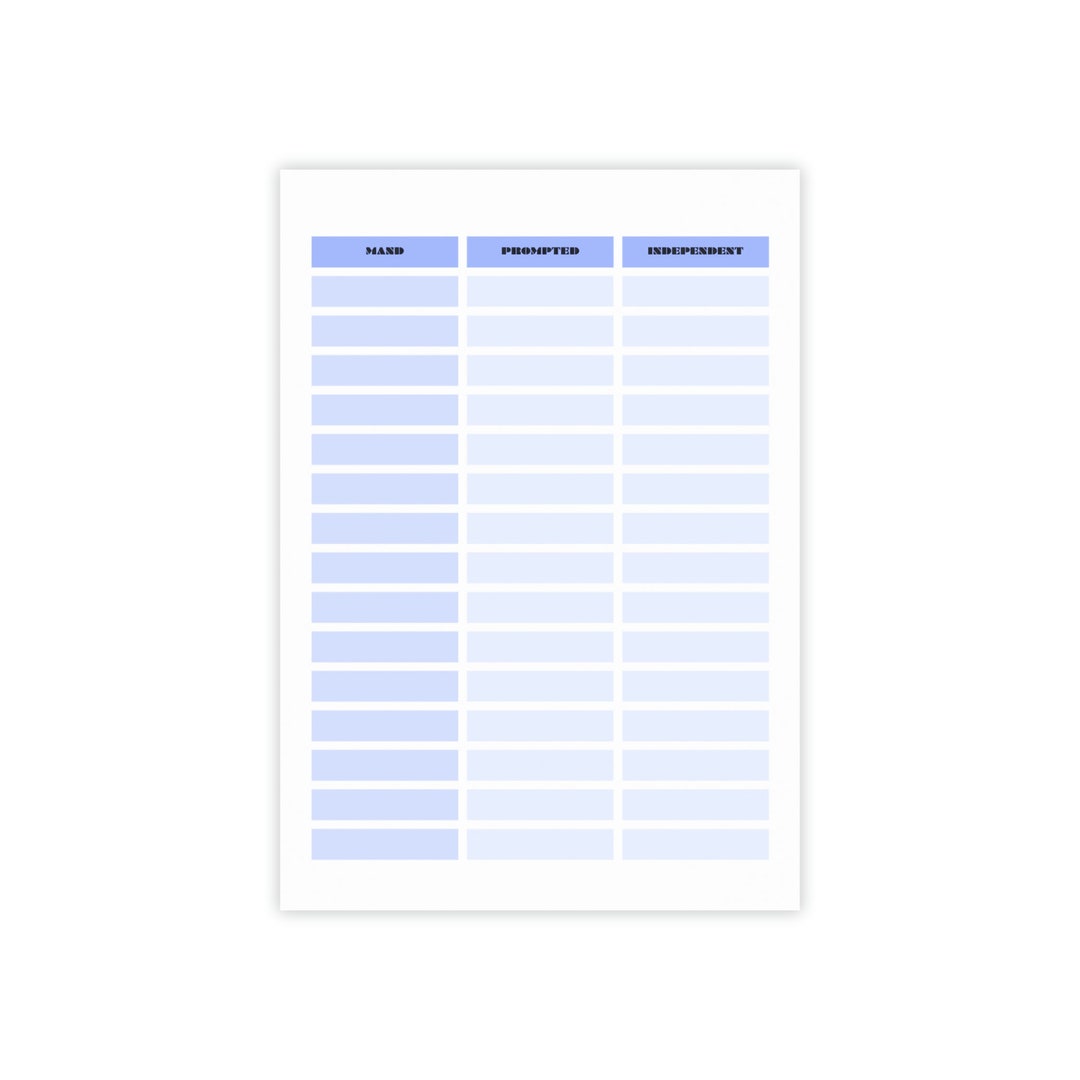 Manding Data Sheet Post-it® Note Pads - Etsy