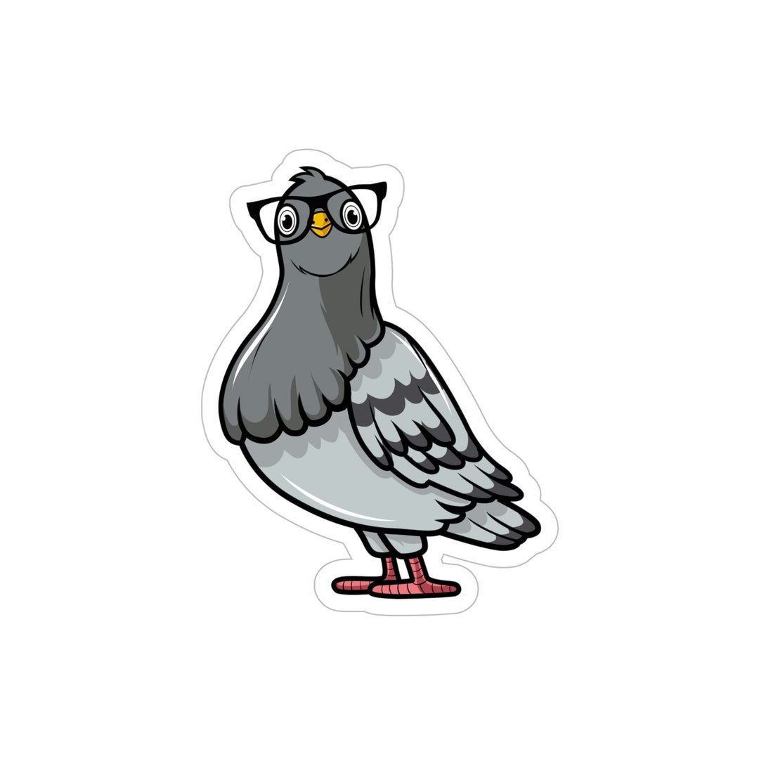 Skinner Pigeon Transparent Outdoor Stickers, Die-cut, 1pcs - Etsy