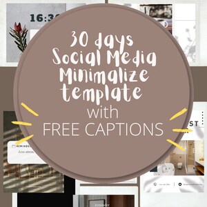 30 Days Minimalist Crafted Template With High-quality Minimalist Design ...