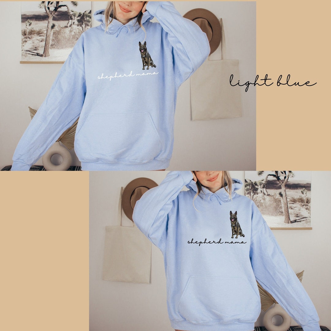 German Shepherd Mama Hooded Sweatshirt, German Shepherd Mama Hoodie ...