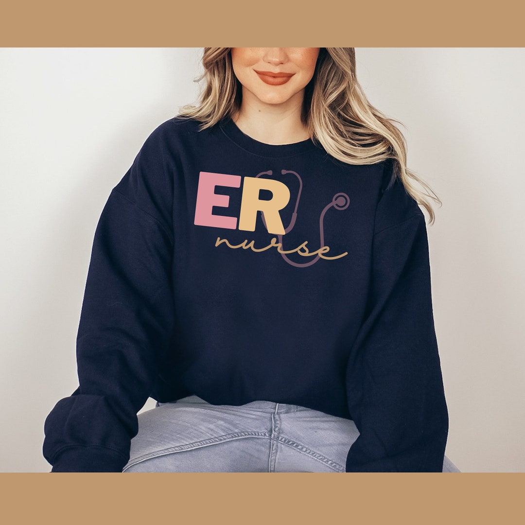 Emergency Department Nurse Sweatshirt ER Nurse Tshirt, Emergency Tech ...