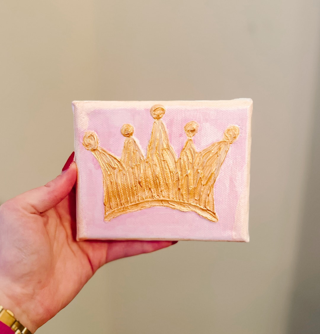 4x5in Crown Painting Pageant Gifts for Girls Princess Decoration - Etsy