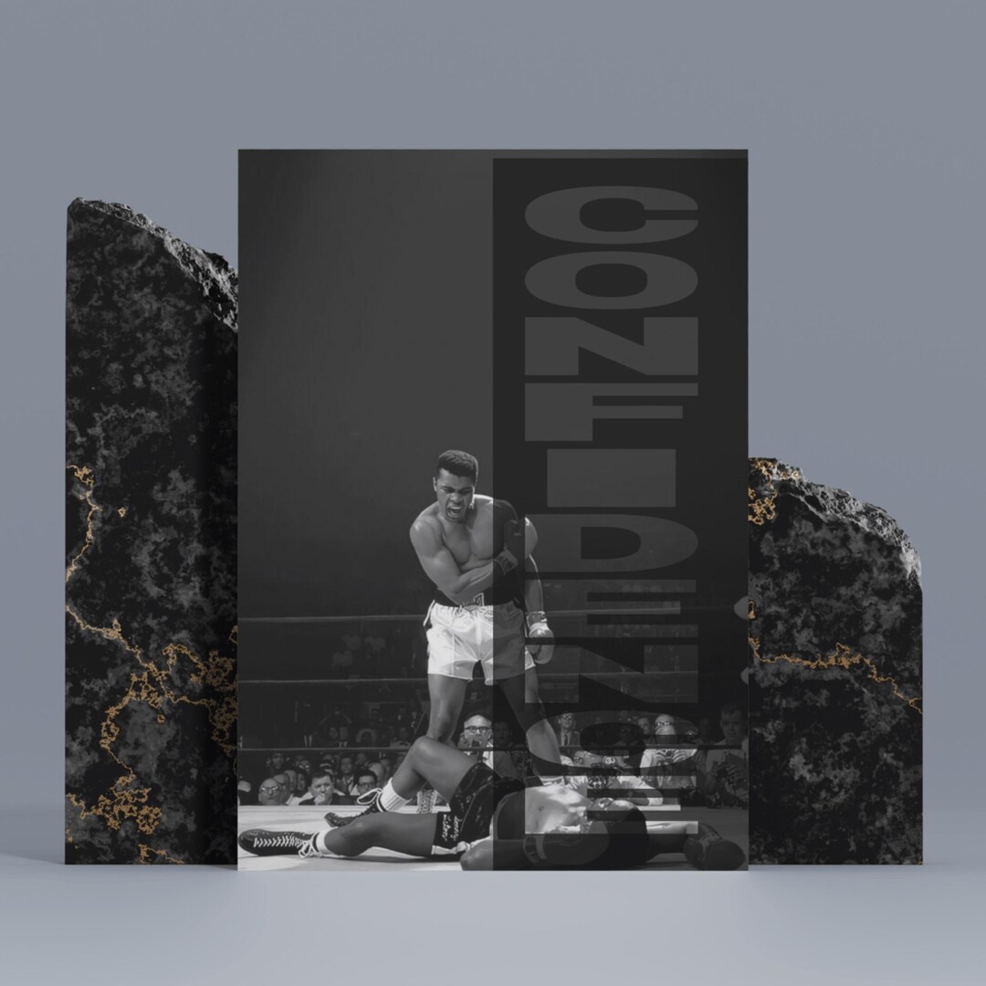 Motivational Boxing Poster Muhammad Ali Wall Decor Boxing Confidence ...