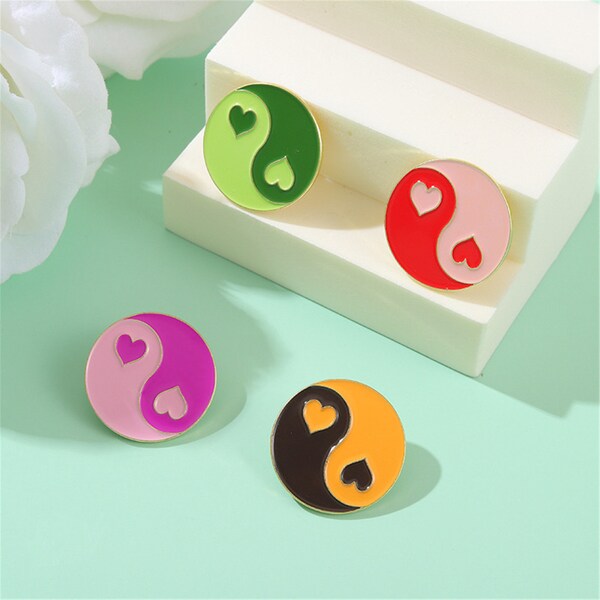 Yin Yang Buttons - Etsy