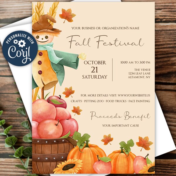 Fall Invitations - Etsy