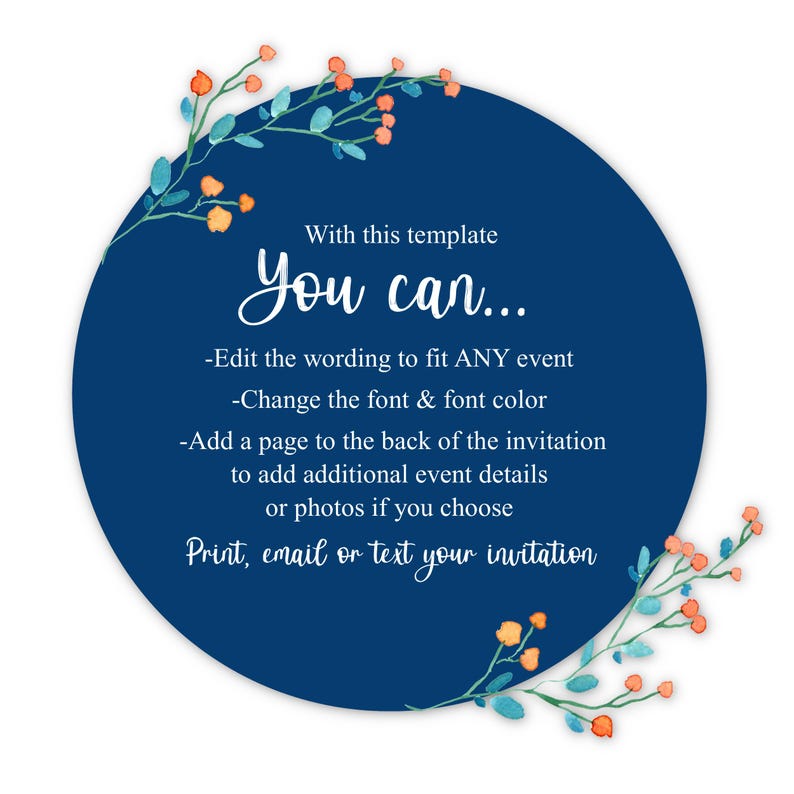 Strawberry 1st Birthday Invitation Template, Editable Berry Party ...