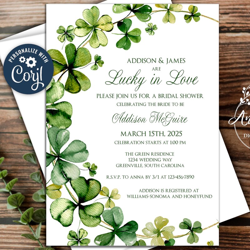 Irish Invitation - Etsy